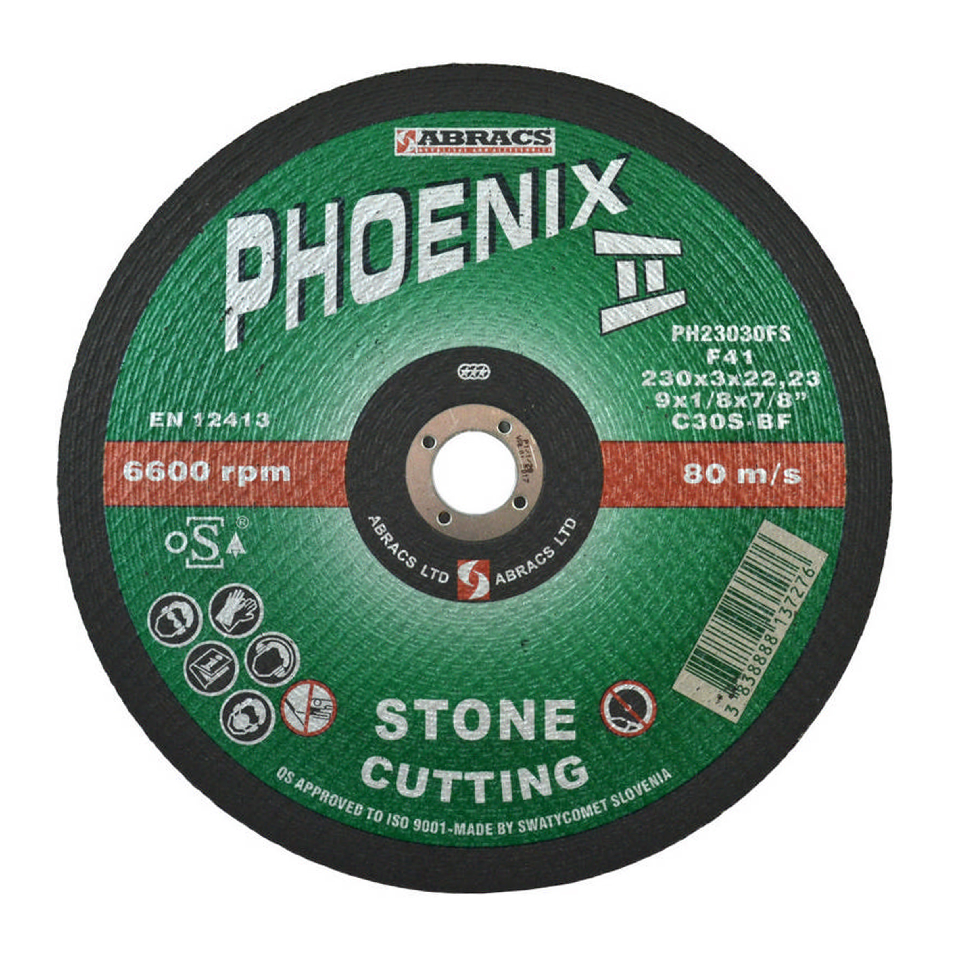 Centurion - II Flat Masonry Cutting Disc (230 x 3 x 16mm)