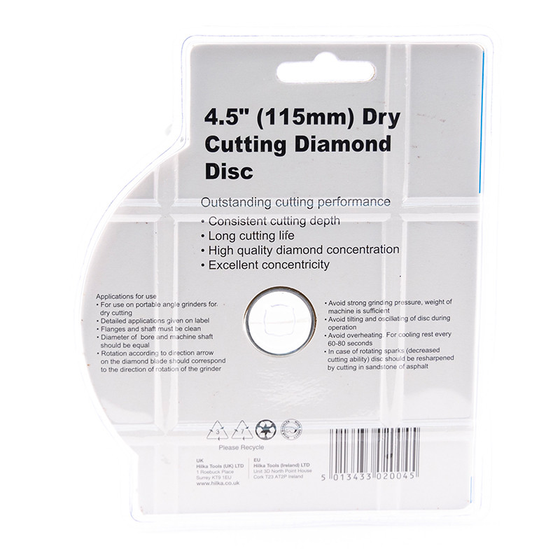 Centurion - Hilka Dry Cutting Diamond Disc (115mm / 4 1/2")
