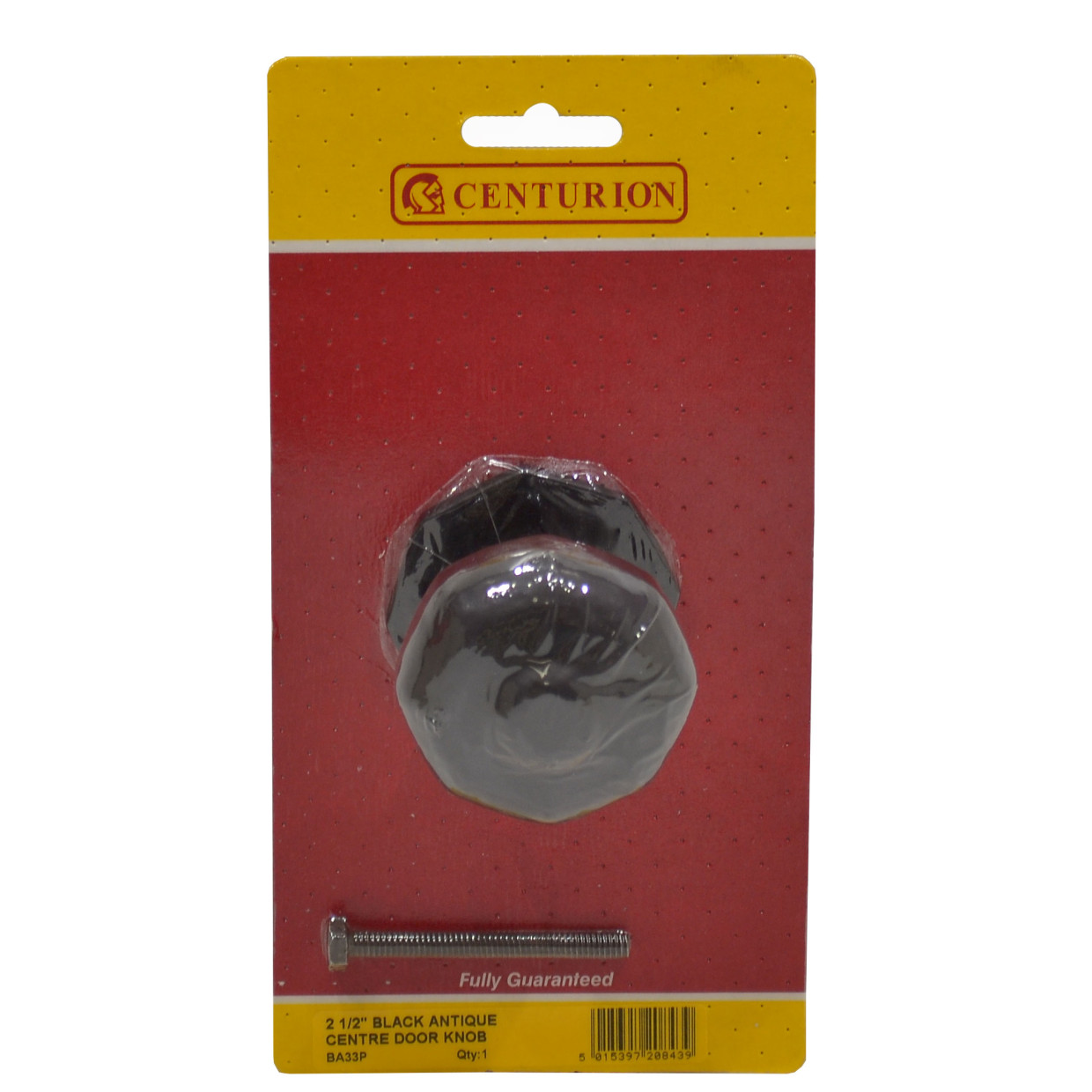 Centurion - 63mm (2 1/2") Tudor Antique Centre Door Knob BA33P