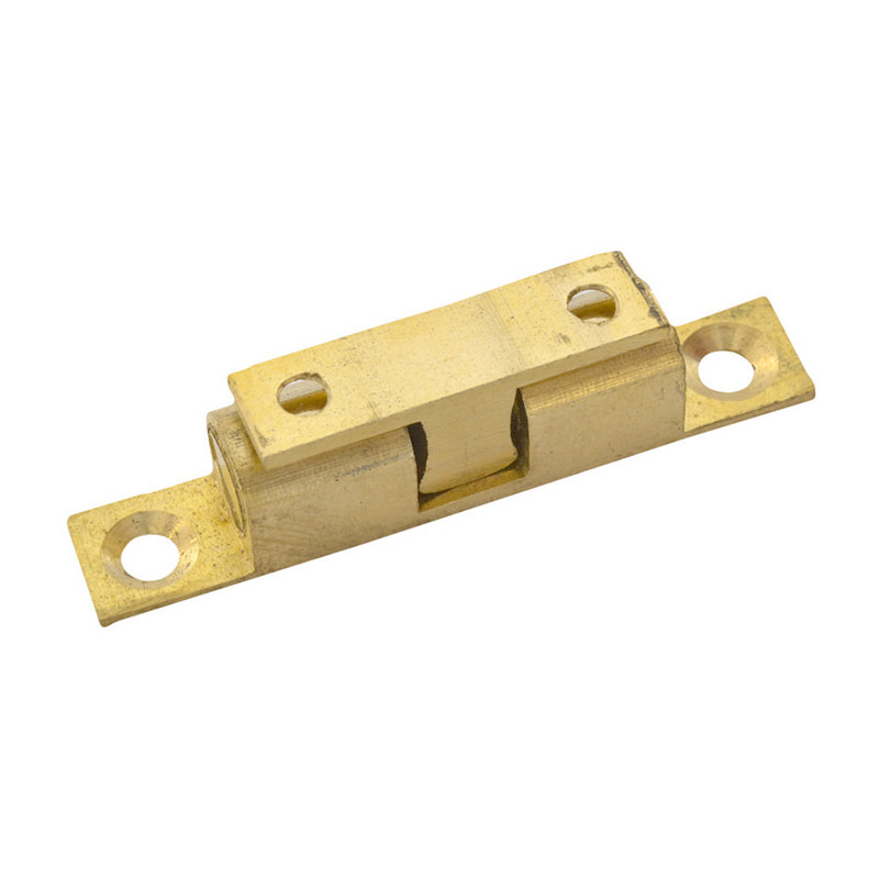 Centurion - Adjustable Double Ball Catch, 50mm, Polished Brass