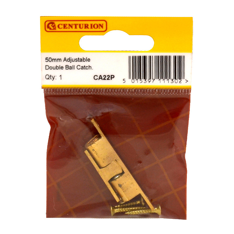 Centurion - 50mm Adjustable Double Ball Catch CA22P