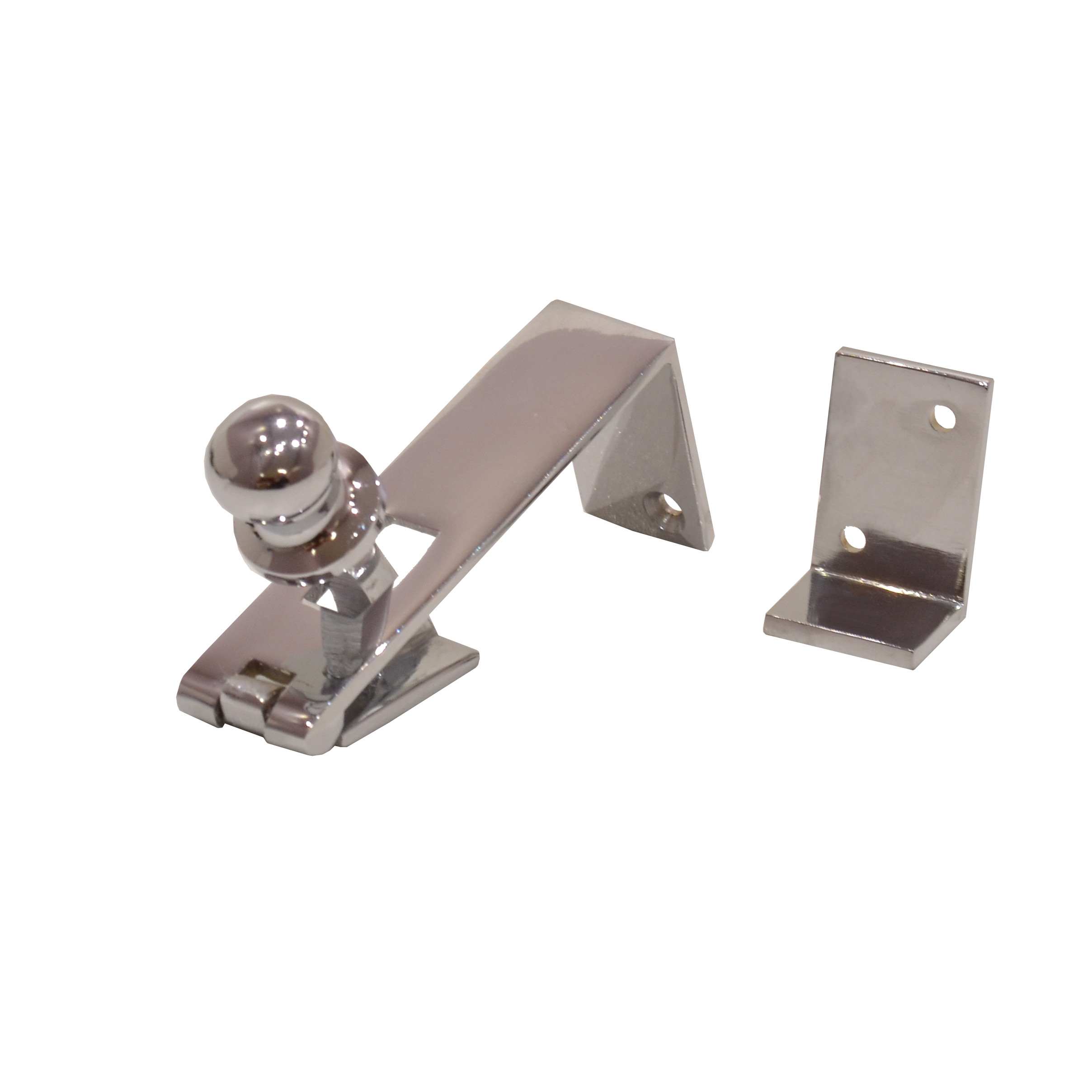 Centurion - Solid Brass Counter Flap Catch, Chrome Plated, 85mm