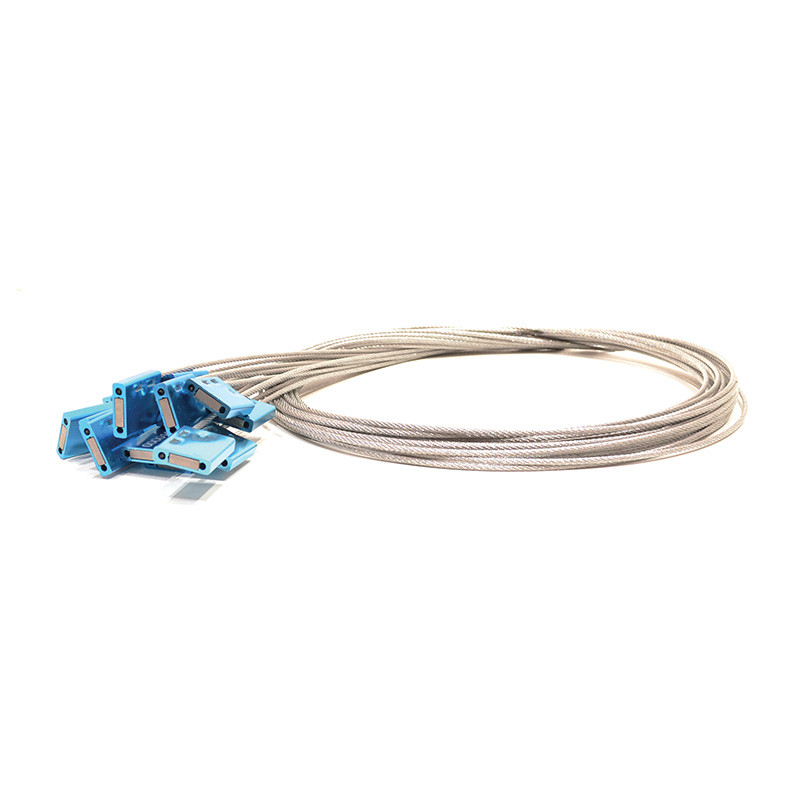 Centurion - Car Seal 1000mm x 2.5mm - Blue (Pack of 10) Uniquely numbered