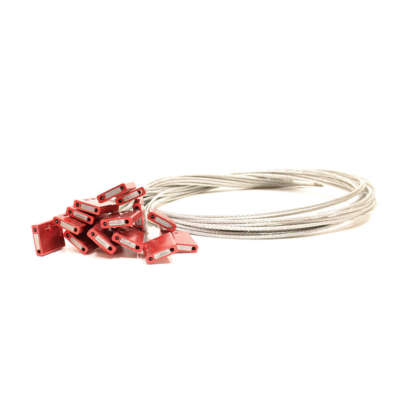 Centurion - Car Seal 1000mm x 2.5mm - Red (Pack of 10) Uniquely numbered