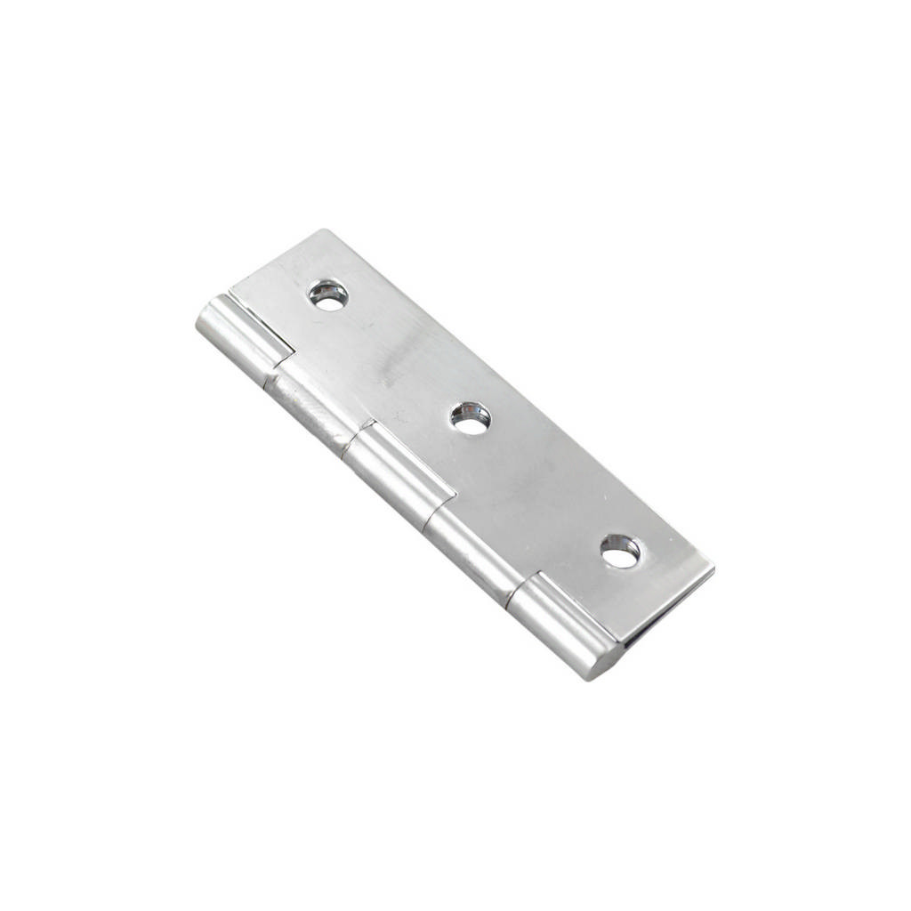 Centurion - Solid Drawn Brass Butt Hinges, Chrome Plated, 64mm x 35mm