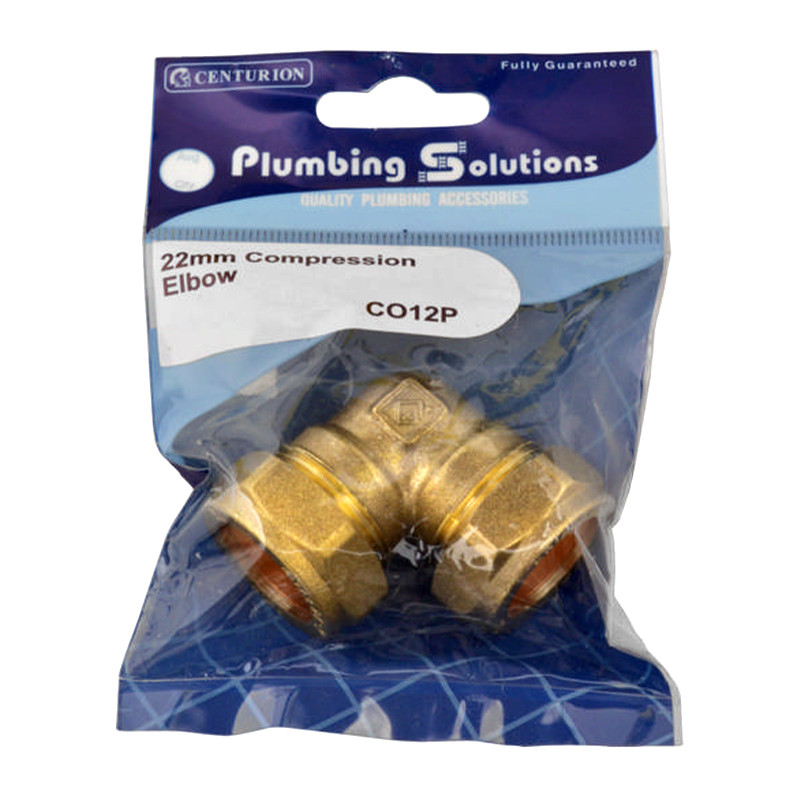 Centurion - Brass Compression Elbow, 22mm