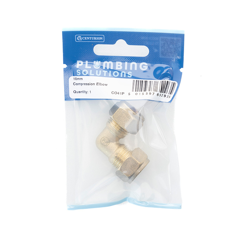 Centurion - 10mm Brass Compression Elbow