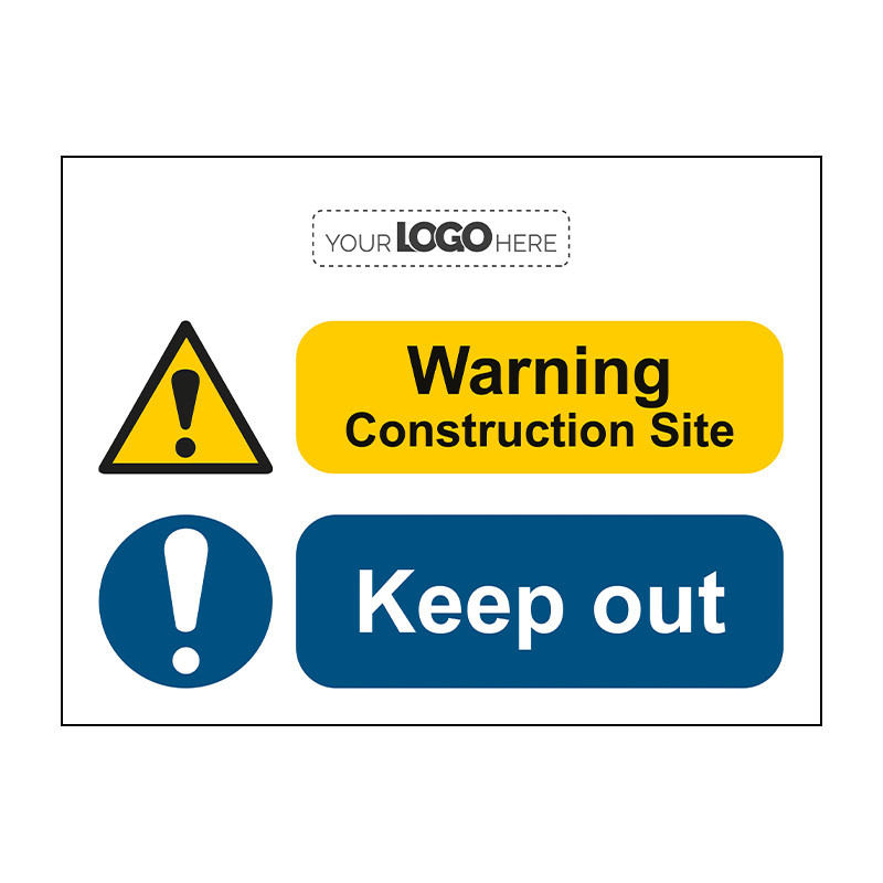Centurion - Construction Sign: Warning Construction site Keep out - CRX ...
