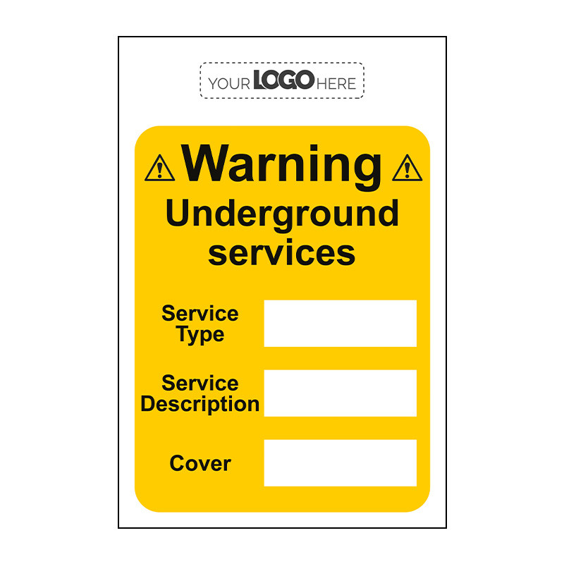 Centurion - Construction Sign: Warning Underground services - CRX (800 ...