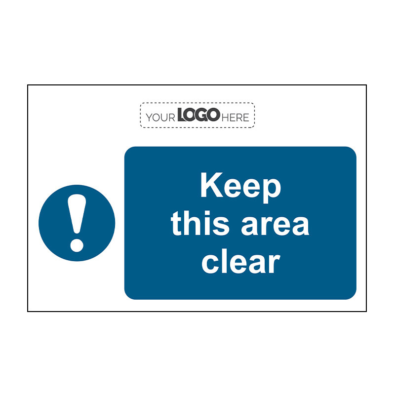 Centurion - Construction Sign: Keep this area clear - CRX (600 x 400mm)