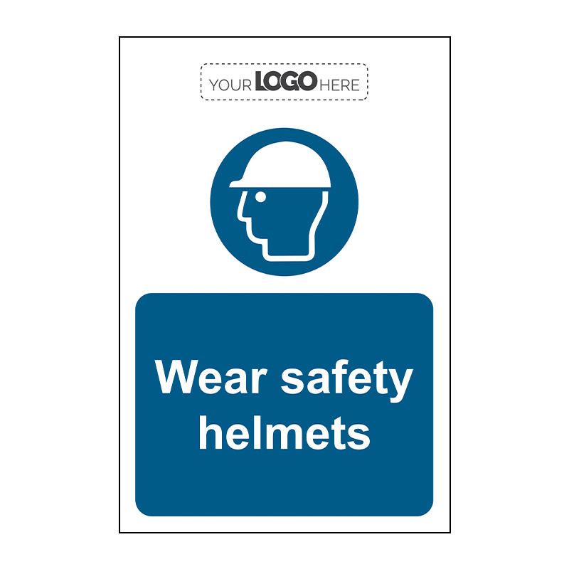 Centurion - Construction Sign: Wear safety helmets - CRX (600 x 400mm)