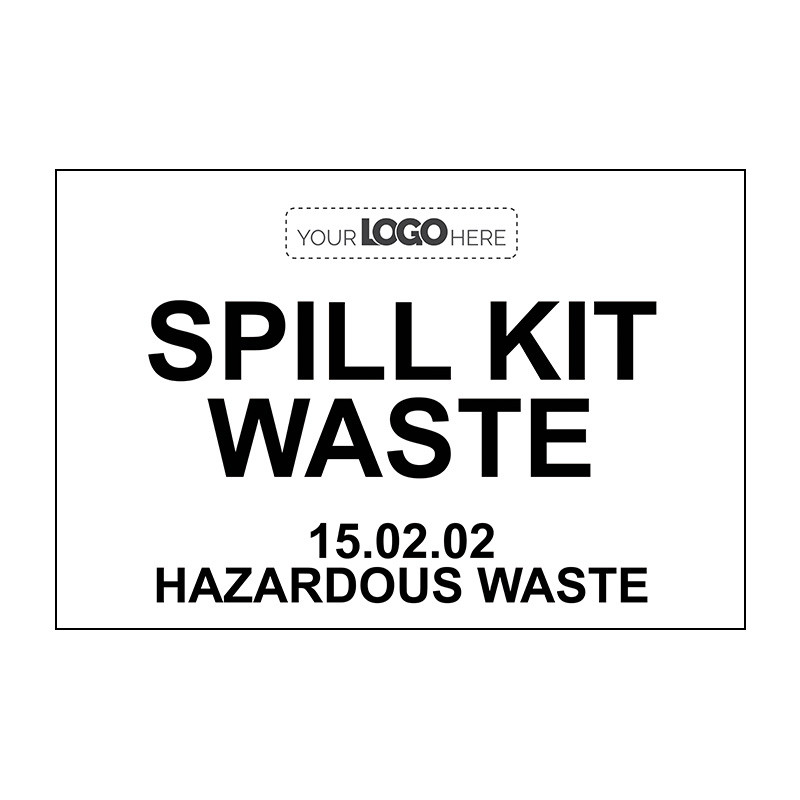 Centurion - Construction Sign: SPILL KIT WASTE 15.02.02 - CRX (600 x 400mm)