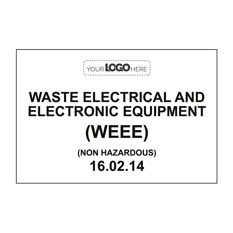 Centurion - Construction Sign: WEEE 16.02.14 - CRX (600 x 400mm)