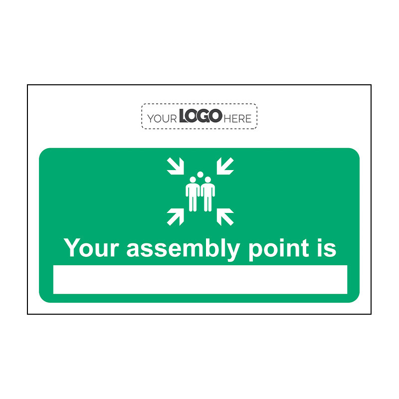 Centurion - Construction Sign: Your assembly point is - CRX (600 x 400mm)