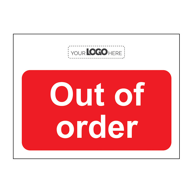 Centurion - Construction Sign: Out of order - CRX (400 x 300mm)