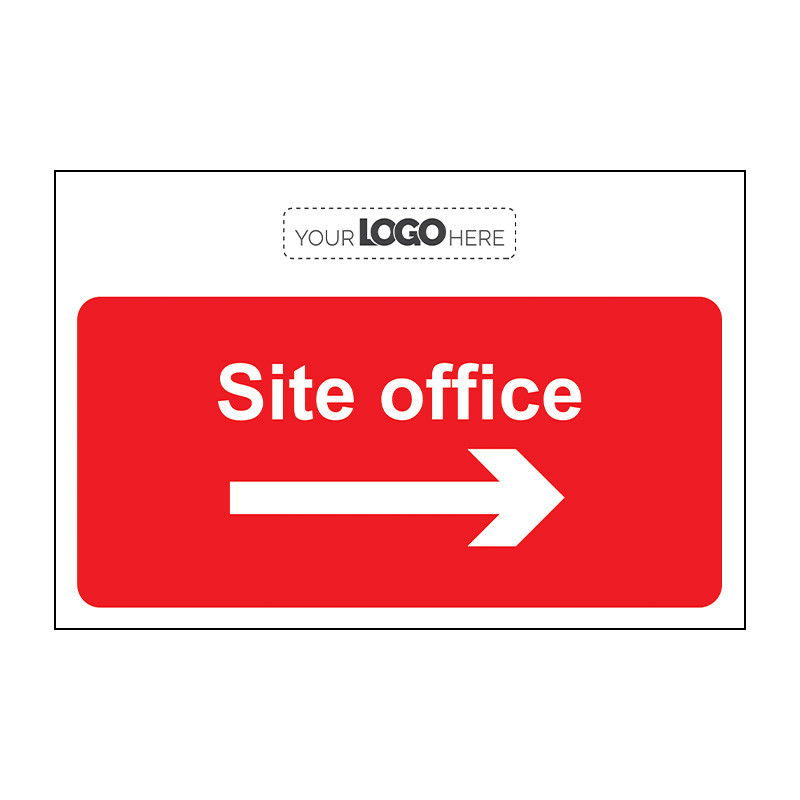 Centurion - Construction Sign: Site office [Arrow right] - CRX (600 x ...