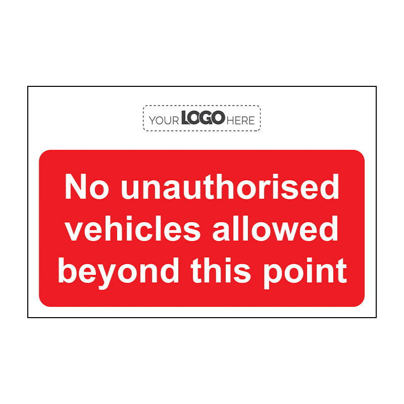 Centurion - Construction Sign: No unauthorised vehicles allowed beyond ...