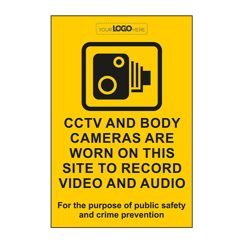 Centurion - Construction Sign: CCTV and body cameras are worn on this ...