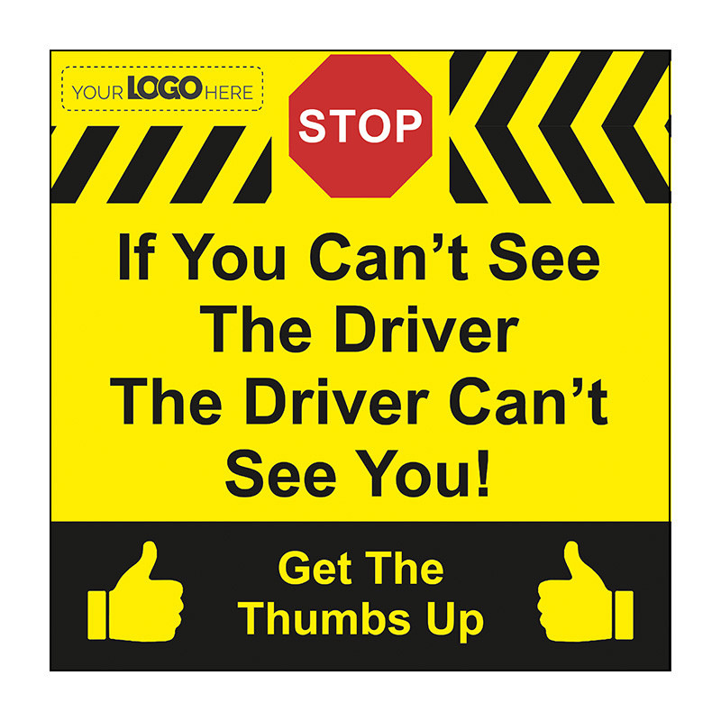Centurion - Construction Sign: If you cant see this driver the driver ...