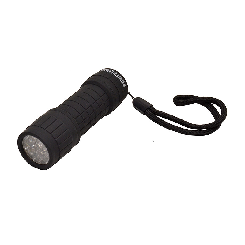Centurion - Black Rubber Coated Mini Torch