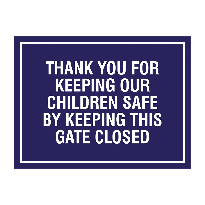Centurion - Educational Sign: Thank you for keeping our children safe ...
