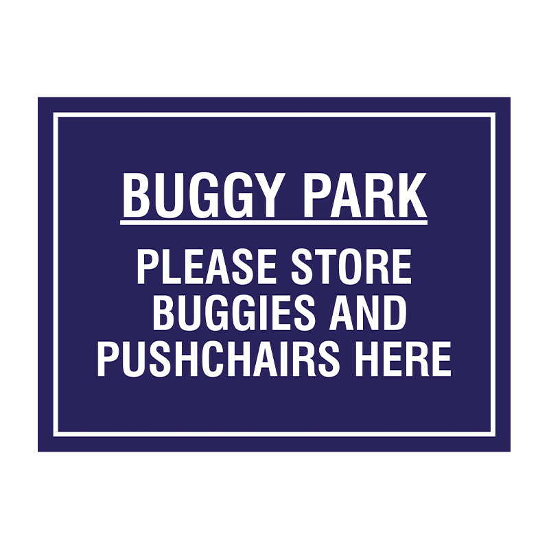 Centurion - Educational Sign: Buggy park Please store buggies and ...