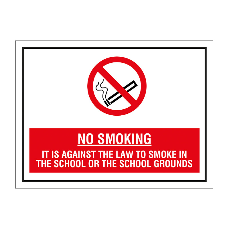Centurion - Educational Sign: No Smoking It is against the law to smoke ...