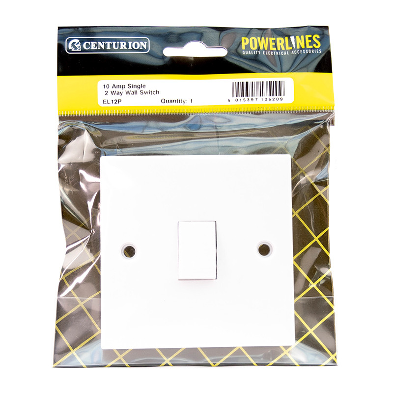 Centurion - 10 Amp Single 2 Way Wall Switch