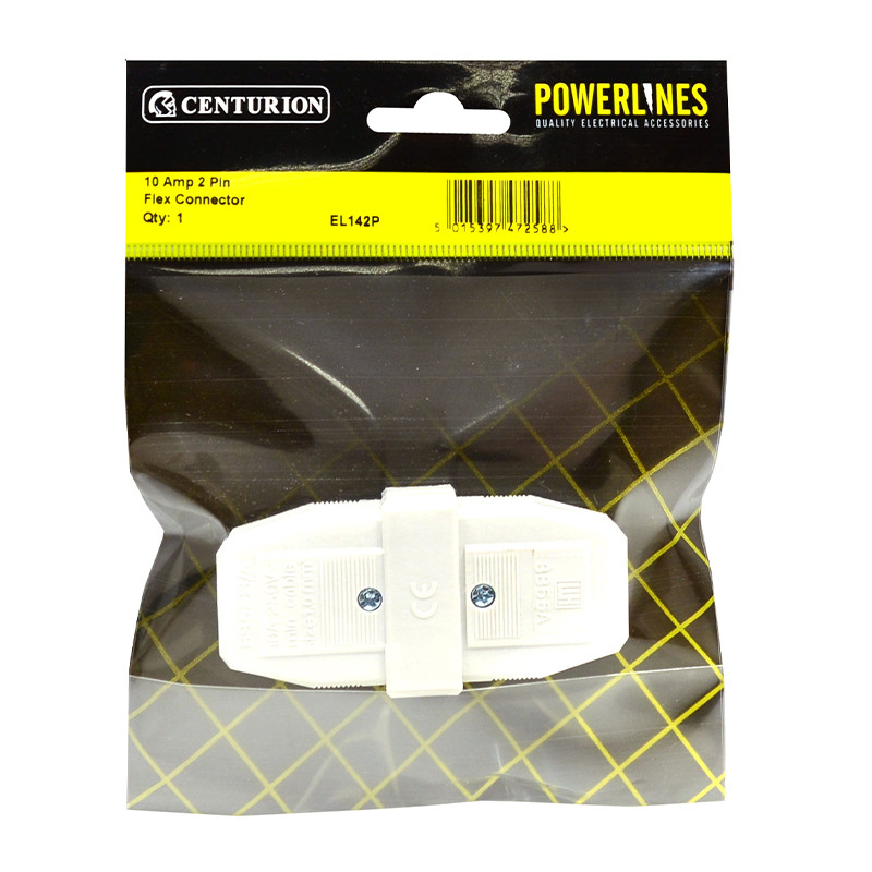 Centurion - 10 Amp 2 Pin Male/Female Flex Connector