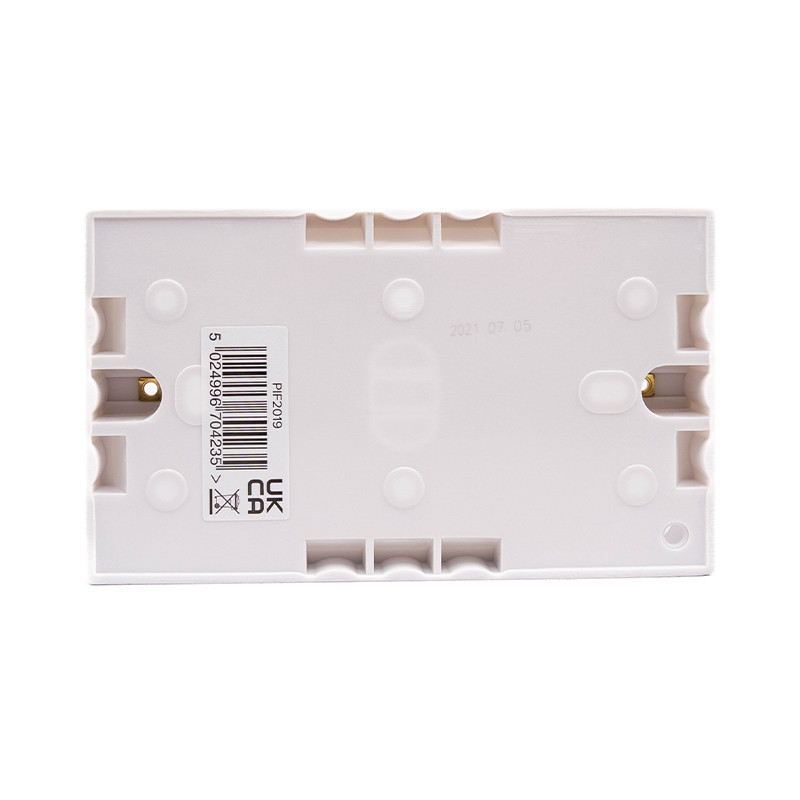 Centurion - 2 Gang Surface Mounted Box, 25mm Deep, EL18P