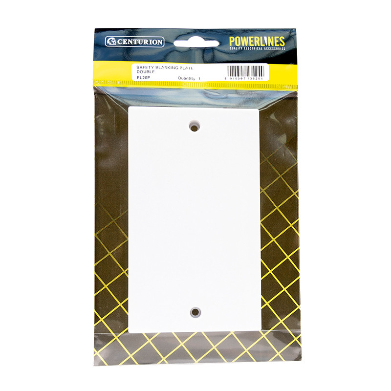 Centurion - Double Socket Blanking Plate