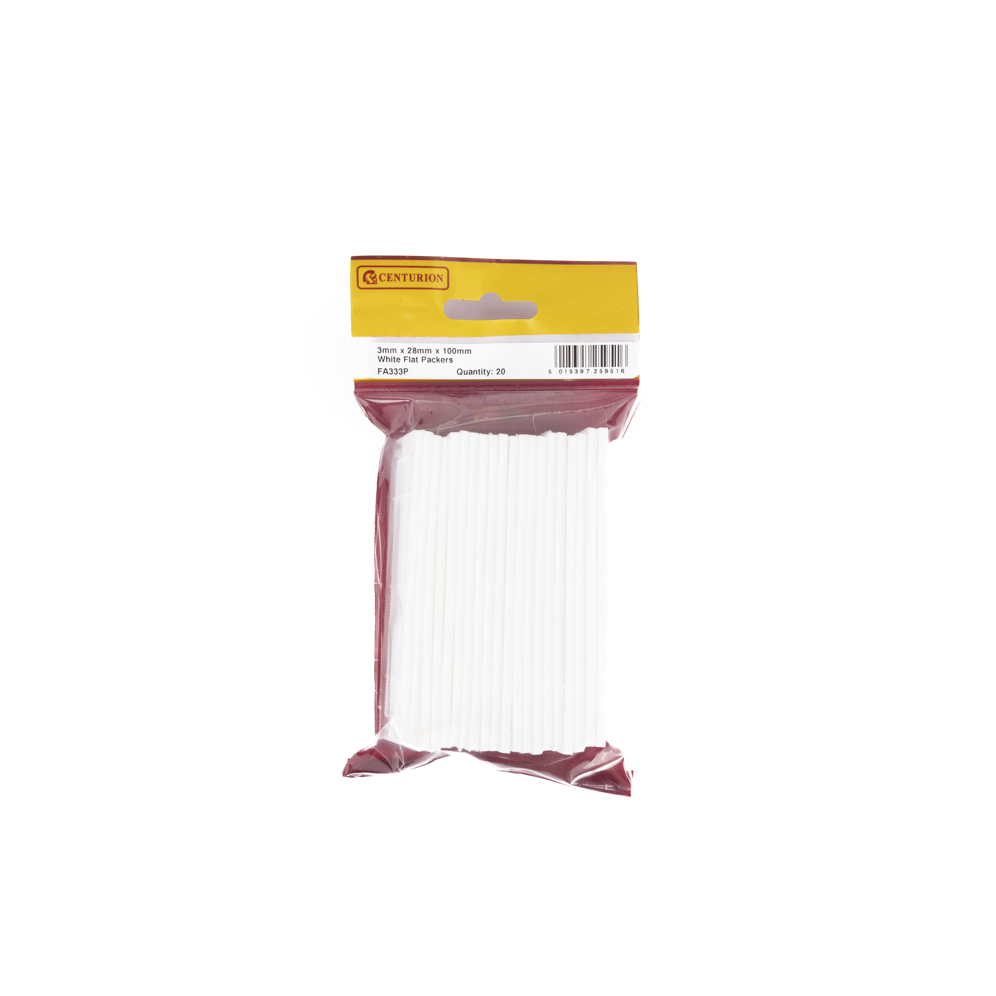 Centurion - Flat Packers, 28mm x 100mm, White