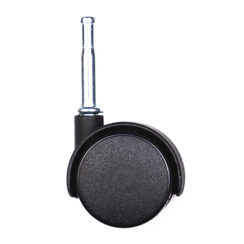 Centurion - Twin Wheel Castors - Peg Fix, 40mm, Silver/Black, FC12L