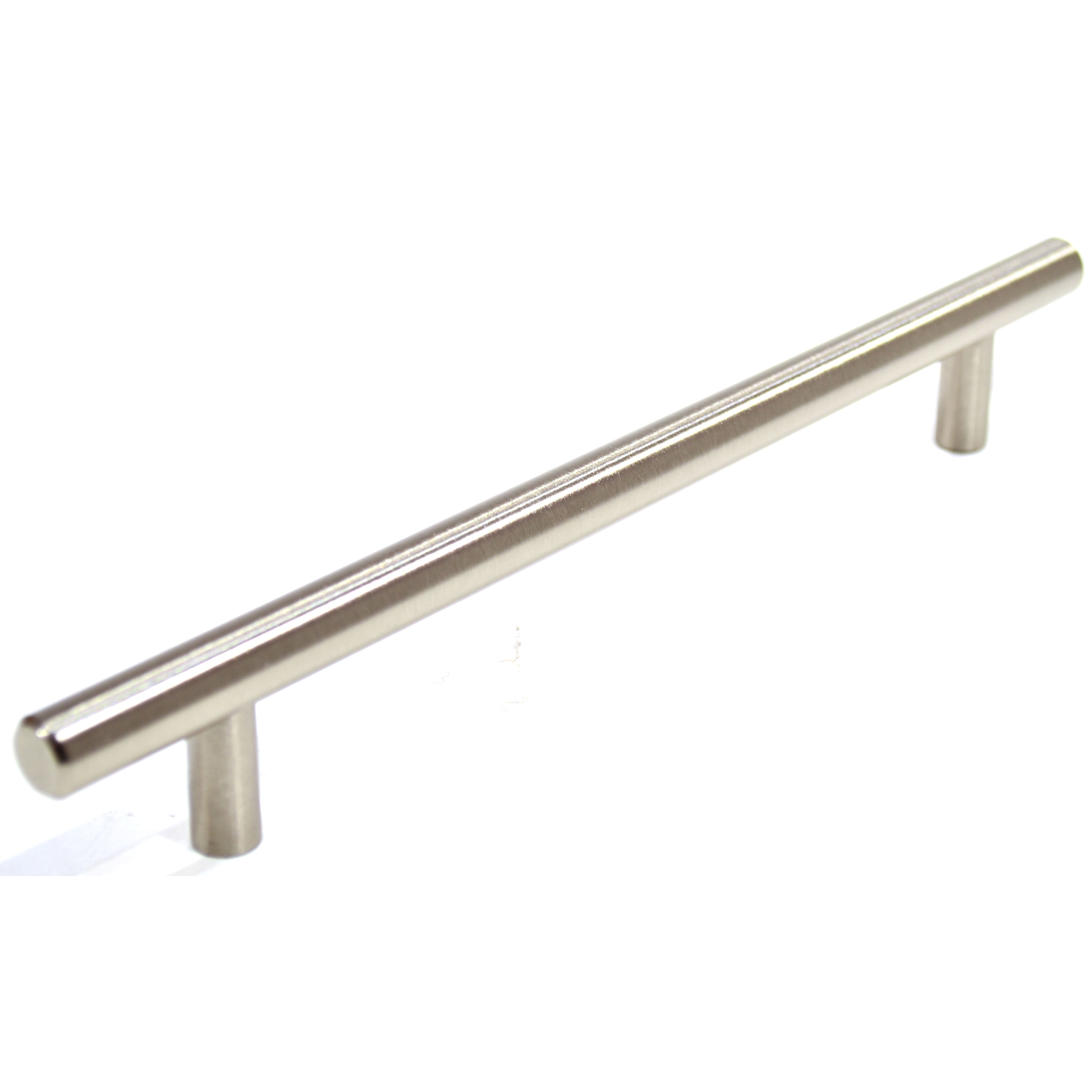 Centurion - Plain 'T' Bar Handle, Brushed Nickel, 128mm