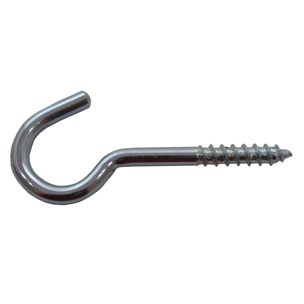 Centurion - Steel Screw Hooks, 55mm x 8mm, Zinc Plated