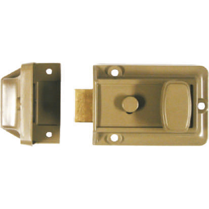 Centurion - Traditional Standard Night latch, Brass, 90mm