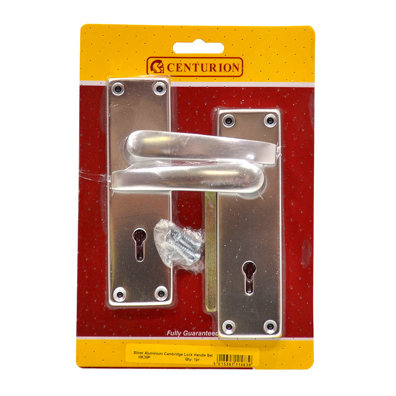 Centurion - Cambridge Lever Lock Set, Polished Anodised Aluminium ...