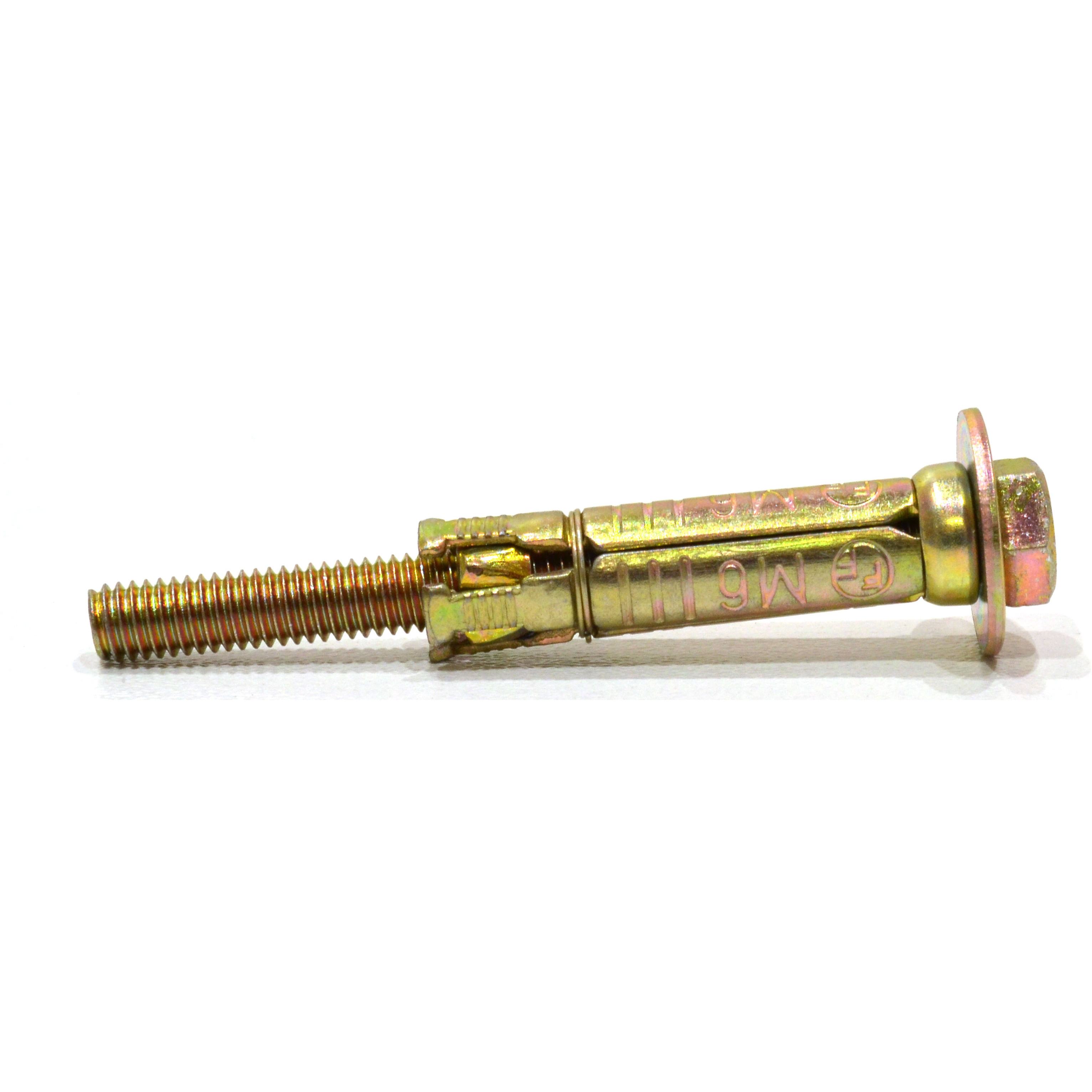 Centurion - Expanding Loose Bolts, M6 x 25mm, Zinc Yellow Passivated