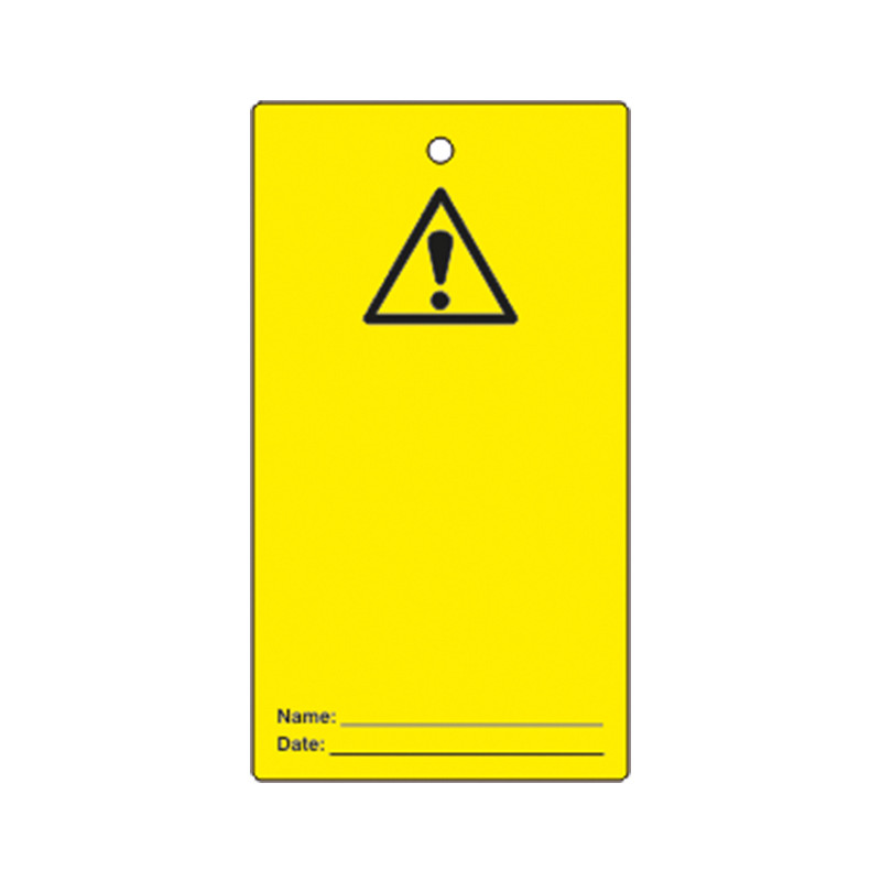 Centurion - 'Caution Blank' Lockout Tag (Double Sided, 10 Pack)