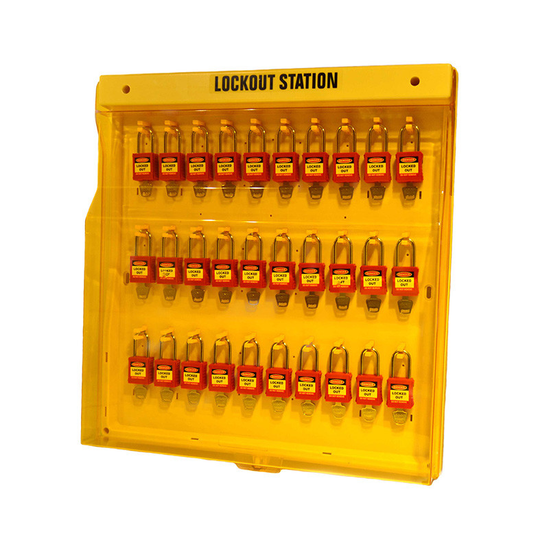 Centurion - Lockout Board 30 Padlock Station, With Cover