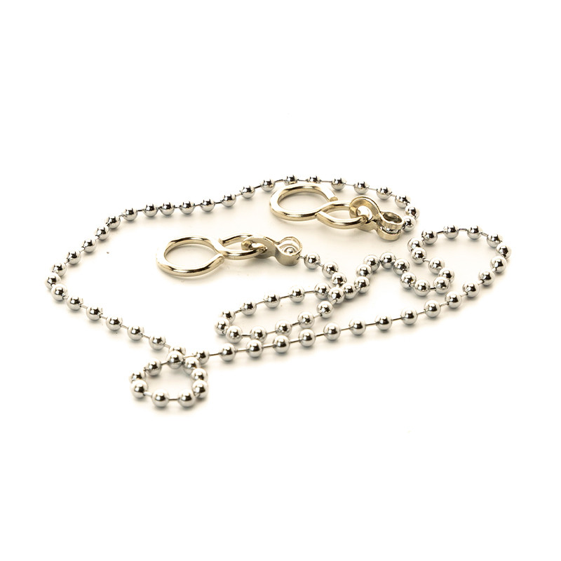 Centurion - Sink Ball Chain With Hooks, Chrome Plated, 450mm, No.6