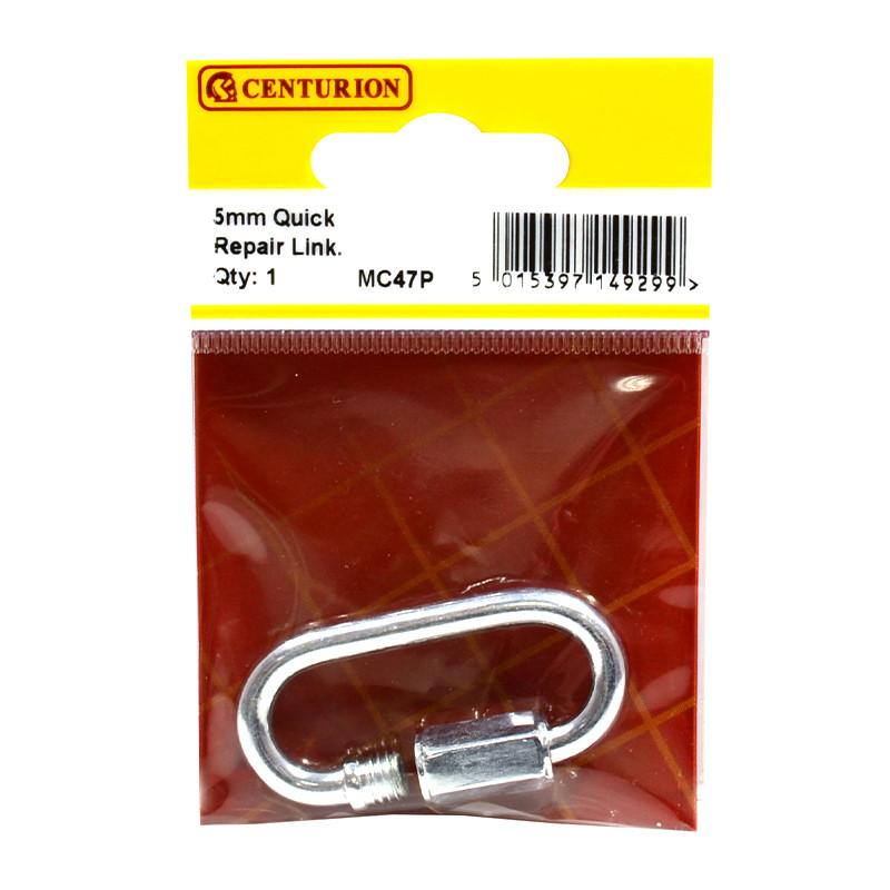 Centurion - Quick Repair Link, Zinc Plated, 5mm x 39mm x 12mm MC47P