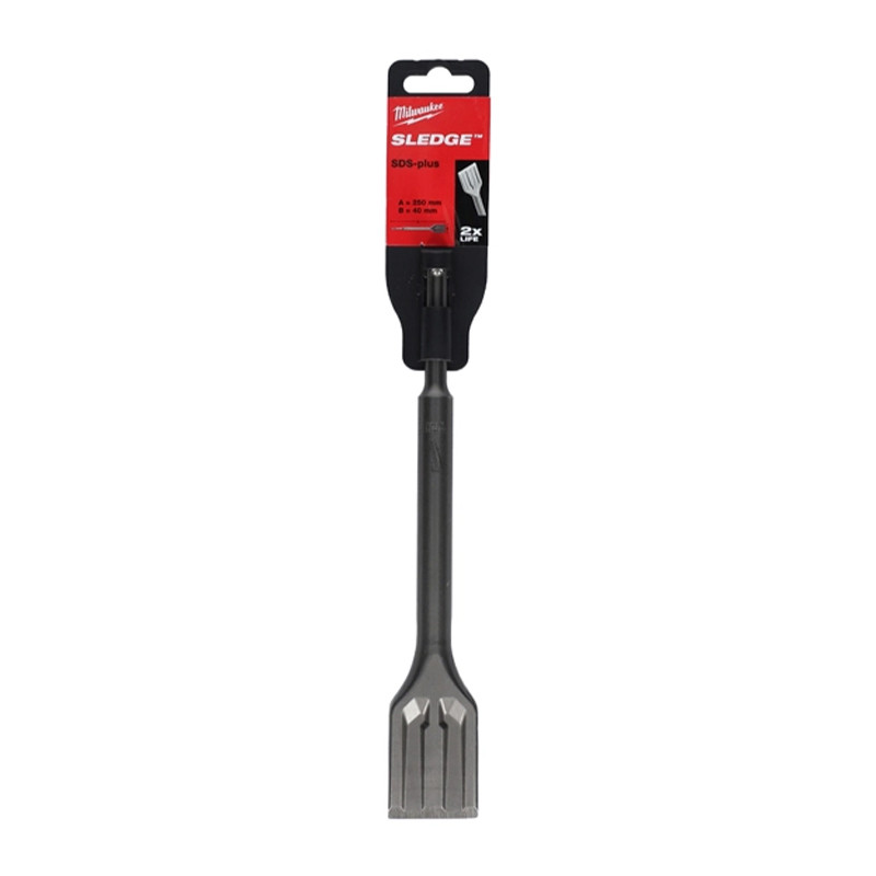 Centurion - Milwaukee SDS+ "Sledge" Wide Chisel 250 x 40mm - 1pc
