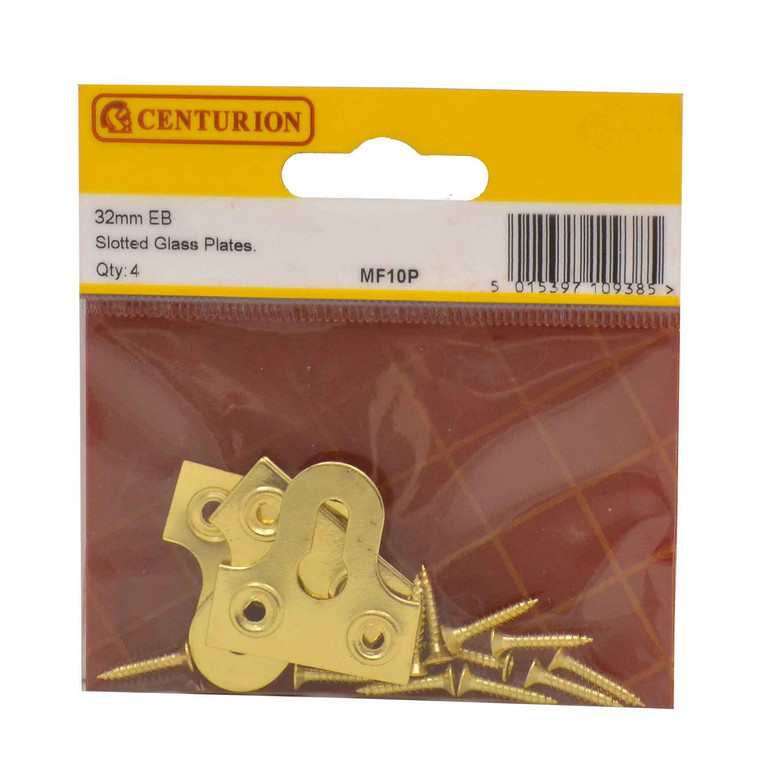 Centurion - 32mm EB Slotted Glass Plate (Pack of 4) MF10P