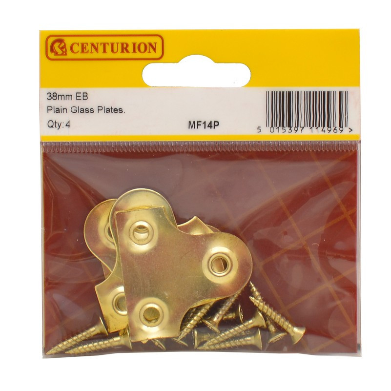 Centurion - 38mm EB Plain Glass Plate (Pack of 4) MF14P