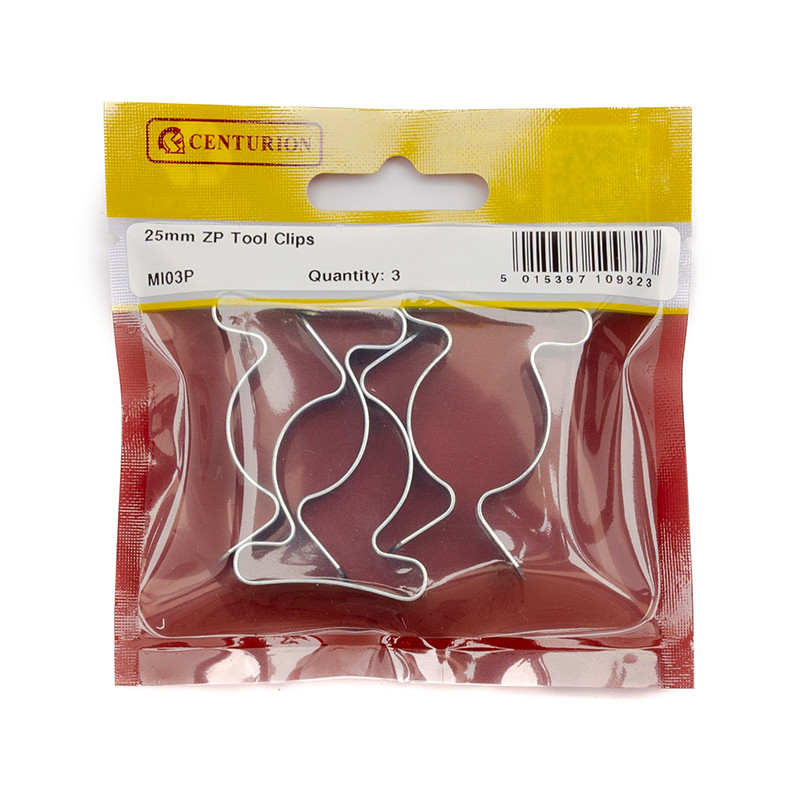 Centurion - Tool Clips, 25mm, Zinc Plated, MI03P