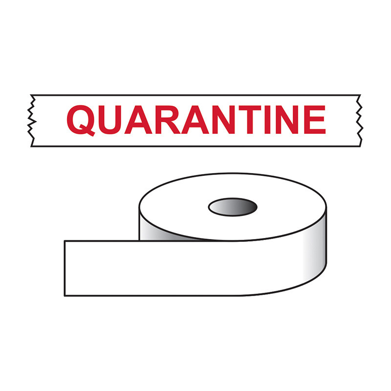Centurion - Quarantine Tape, Pre-Printed Tape (50mm x 66m)