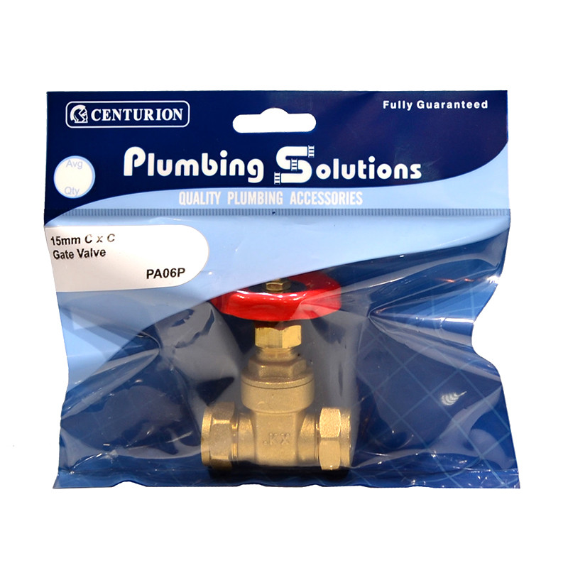 Centurion - Brass Gate Valves, 15mm C x C