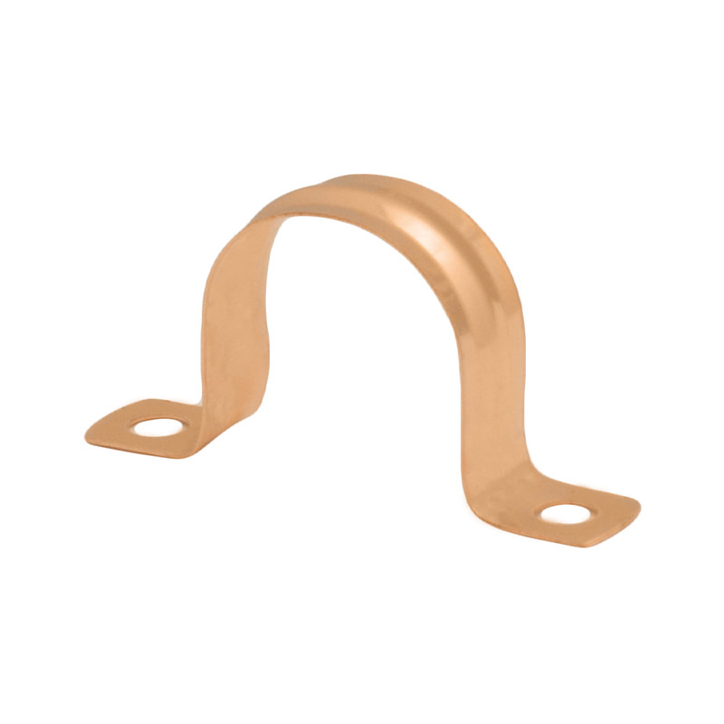 Centurion - Copper Saddle Pipe Clips, 15mm