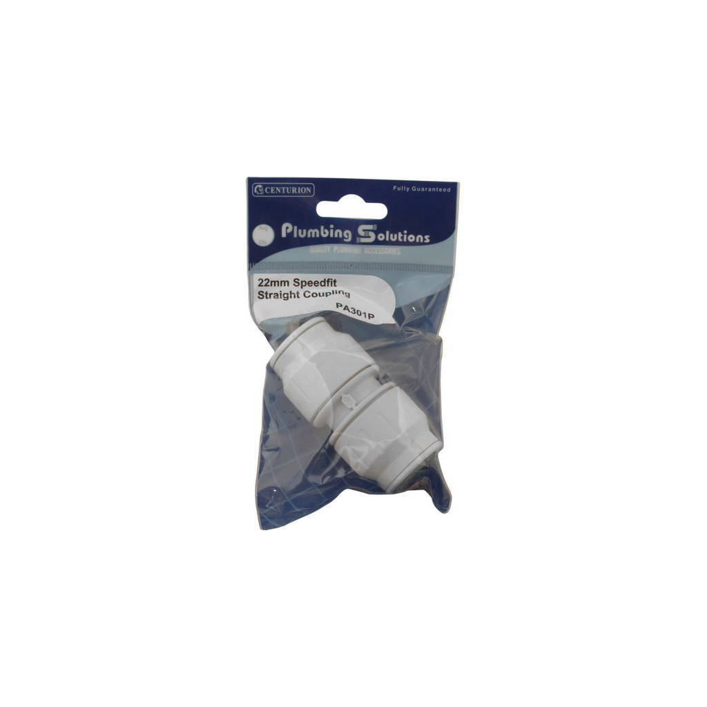 Centurion - Plastic Equal Straight Coupling, 22mm